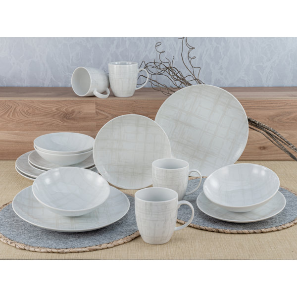 Creatable, 25866, Shabby Chic collection - Home collection, 16 piece dinnerware set | Wayfair.co.uk
